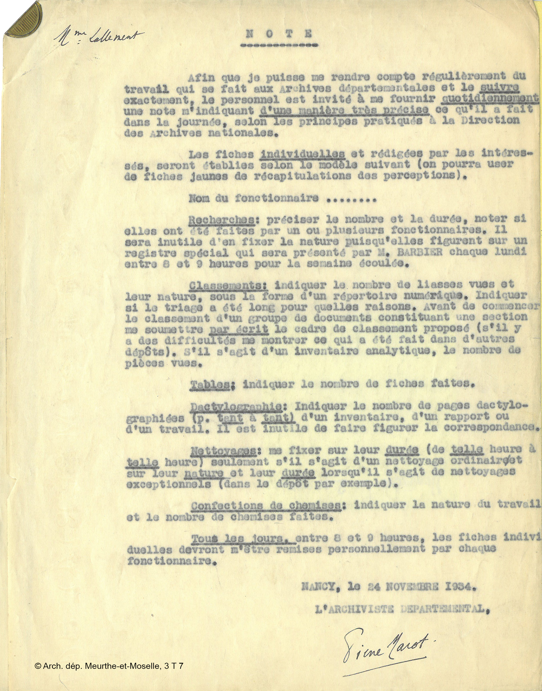lettre déménagement n°6 - archives 54